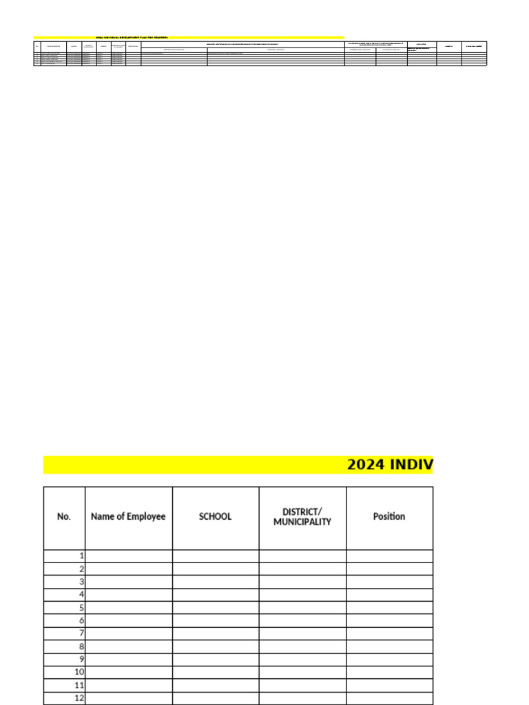 Consolidated INDIVIDUAL DEVELOPMENT PLAN (IDP) 2024 | PDF