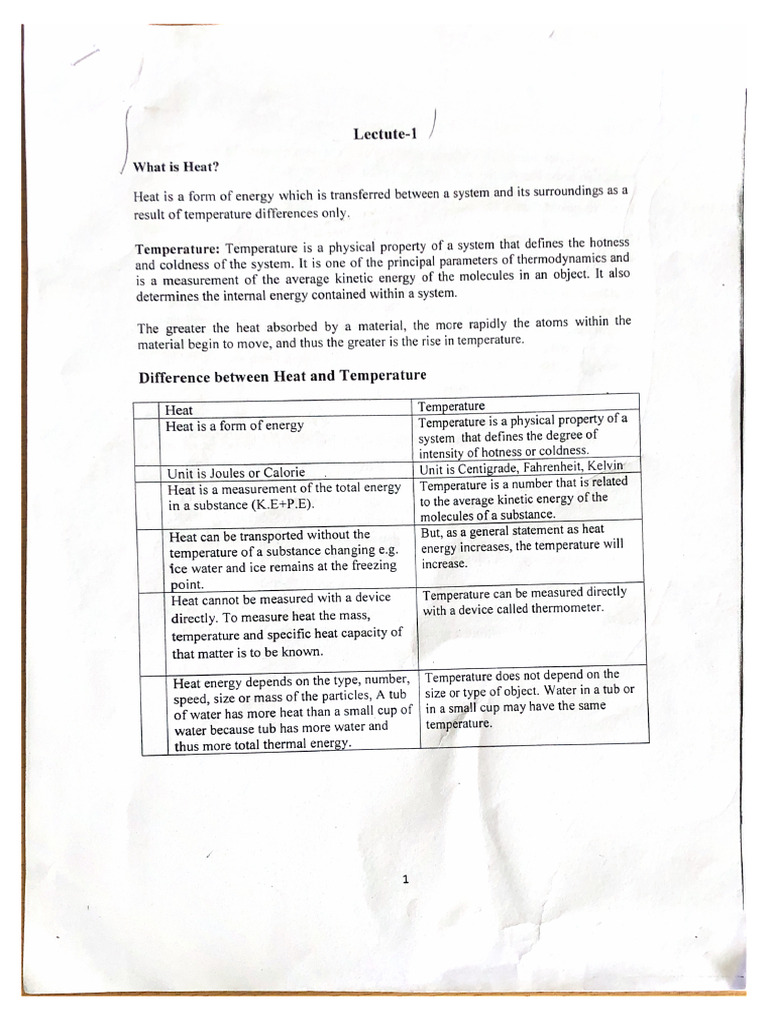 Physics Lecture 1 | PDF