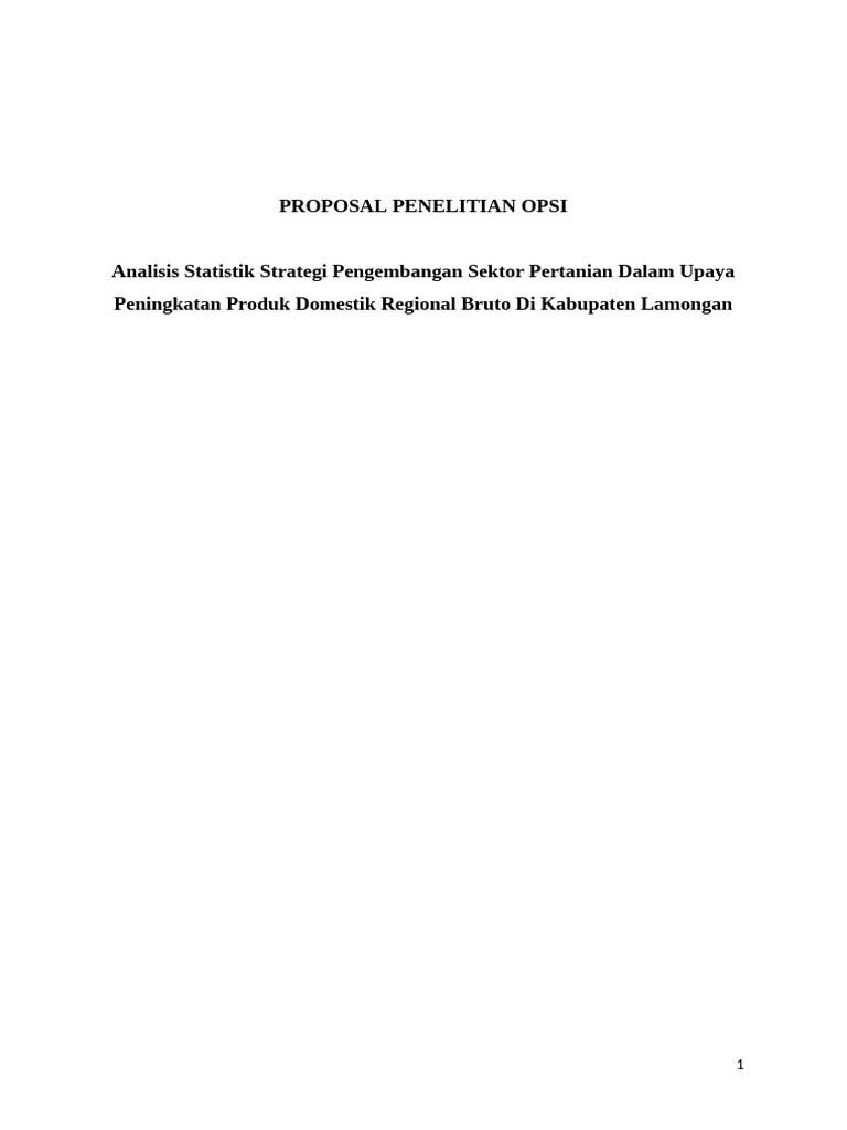 OPSI 2024 - MST - Analisa Statistik Strategi | PDF