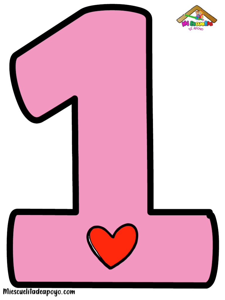 Numeros Del 1 Al 20 Para Decorar El Salon | PDF