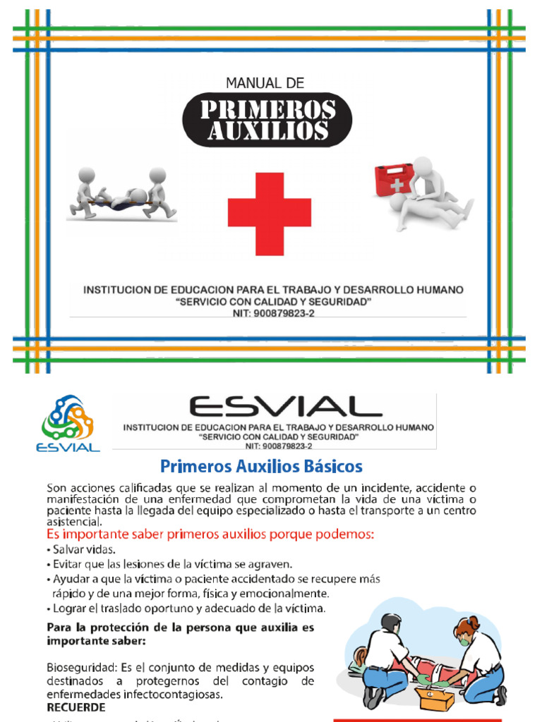 CARTILLA DE PRIMEROS AUXILIOS | PDF