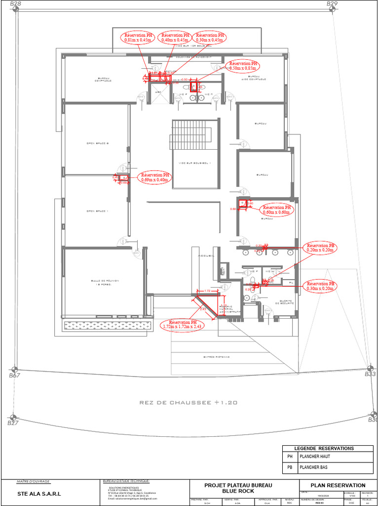 ALA- Plateau bureau Bluerock-RESEVATIONS-RDC | PDF
