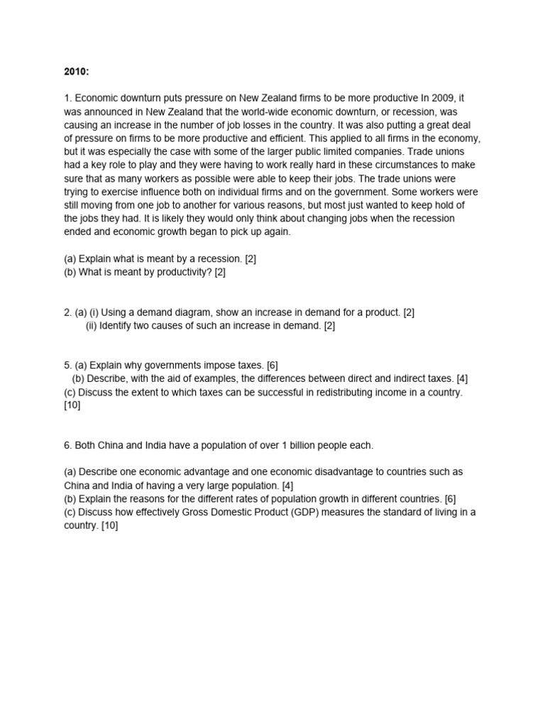 Theory For Economics | PDF | Inflation | Unemployment