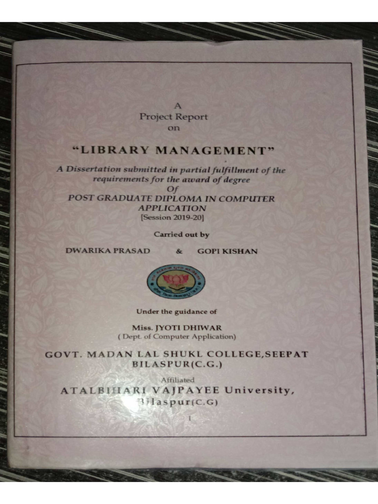 Library Management | PDF