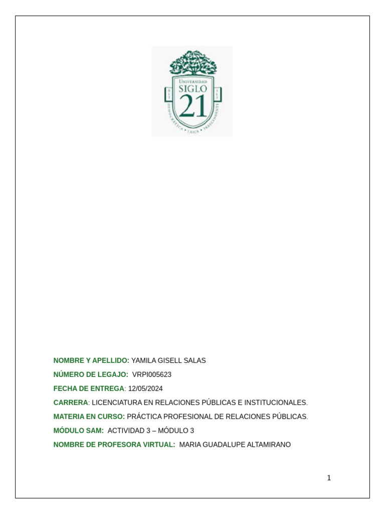 Tp 3 Practica Profesional Rrpp Pdf