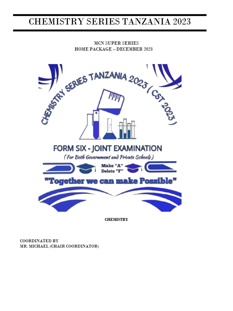 Advance Chemistry Home Package Series December 2023.... | PDF