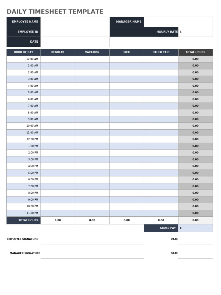 IC-Daily-Timesheet-11516 | PDF