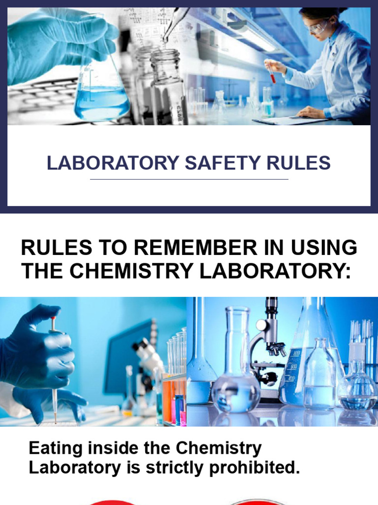 Laboratory Safety Rules | PDF