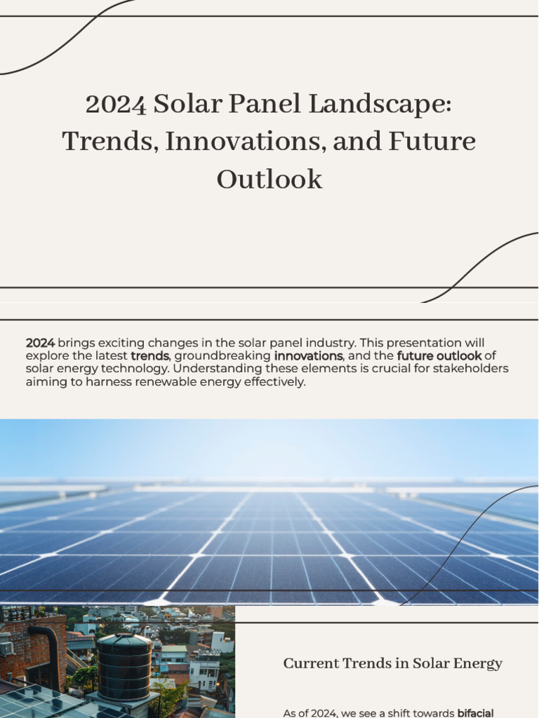 2024 State of Solar Panels | PDF