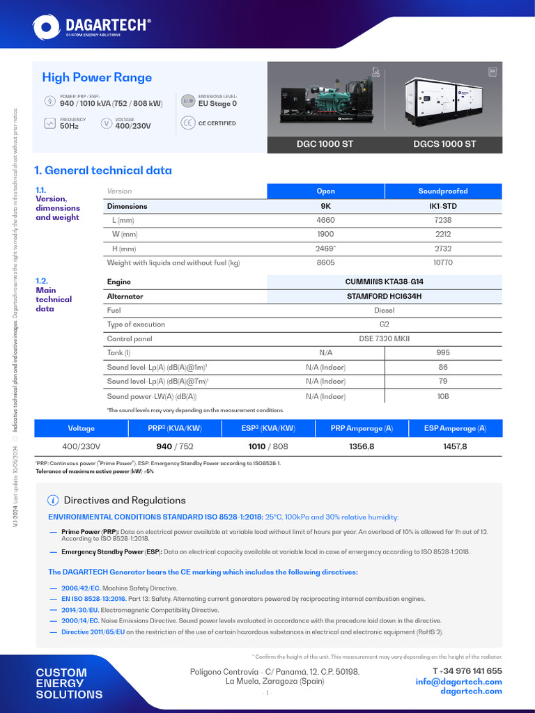 DGC S1000ST - en - V.1 2024 1 | PDF