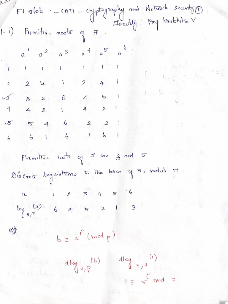 Cat1 f1 Answer Key | PDF