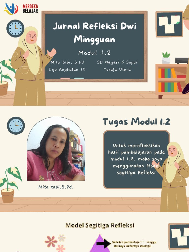Refleksi Dwi Mingguan Modul 1.2 - Mita Tabi, S.PD | PDF