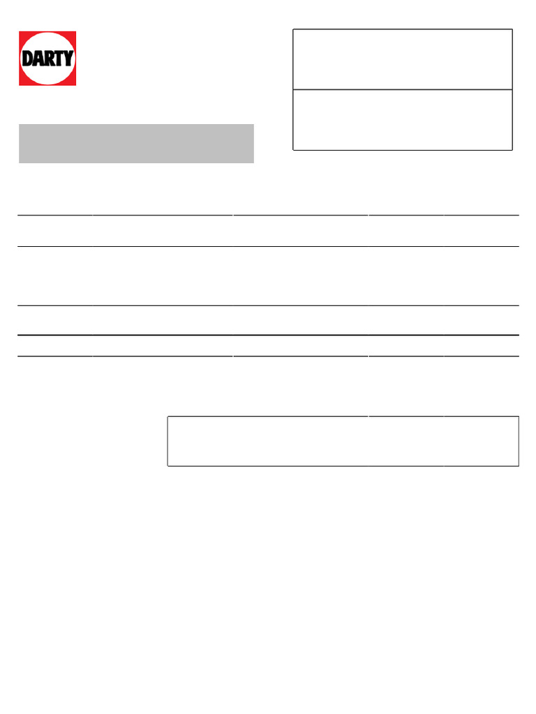 Facture Darty Iphone1 PDF | PDF