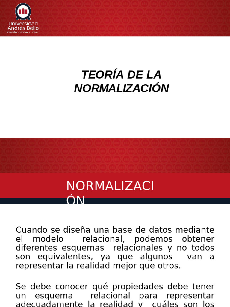 SESION 7 TEORIA DE LA NORMALIZACION | PDF