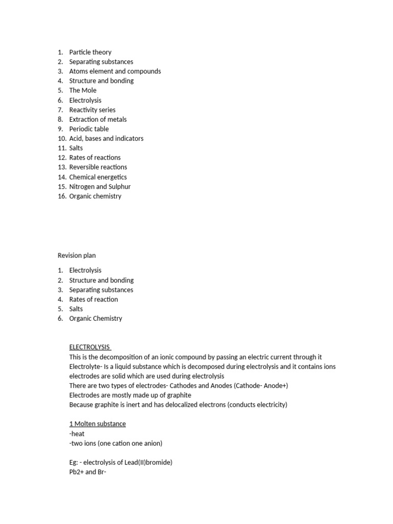 Chem Revison | PDF Chem Revison | PDF