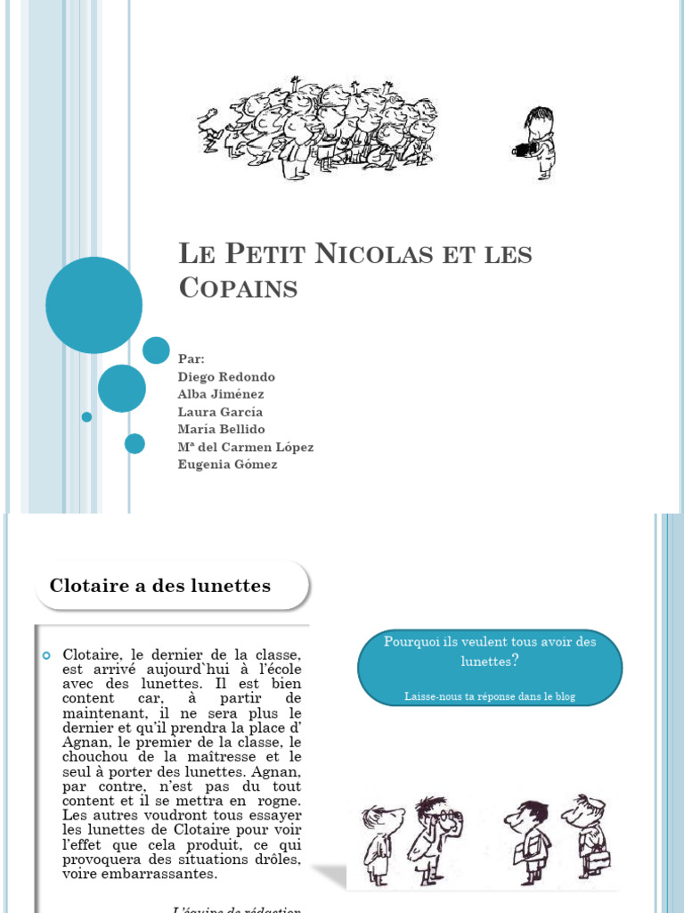Le Petit Nicolas Et Les Copains Powepoint6 | PDF