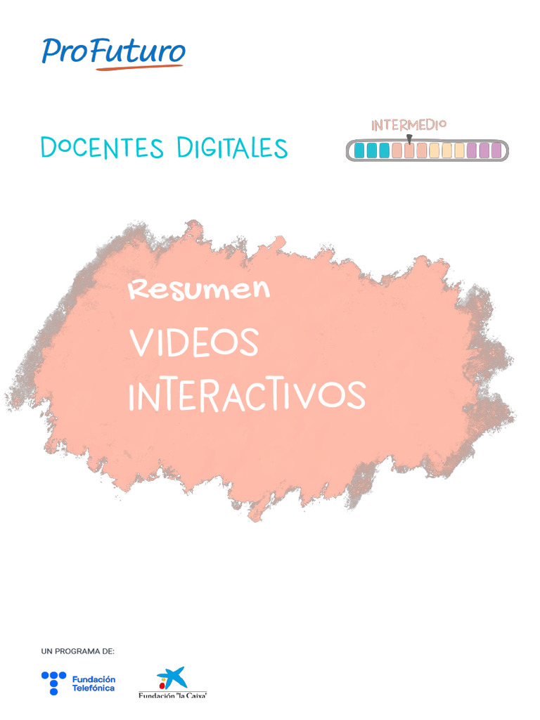 Resumen Videos Interactivos | PDF | Comunicación humana | Aprendizaje