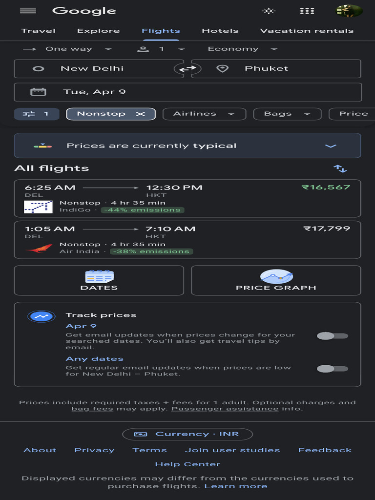 New Delhi To Phuket Google Flights | PDF