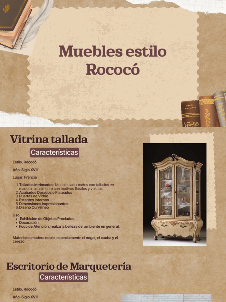 Muebles Del Rococó | PDF