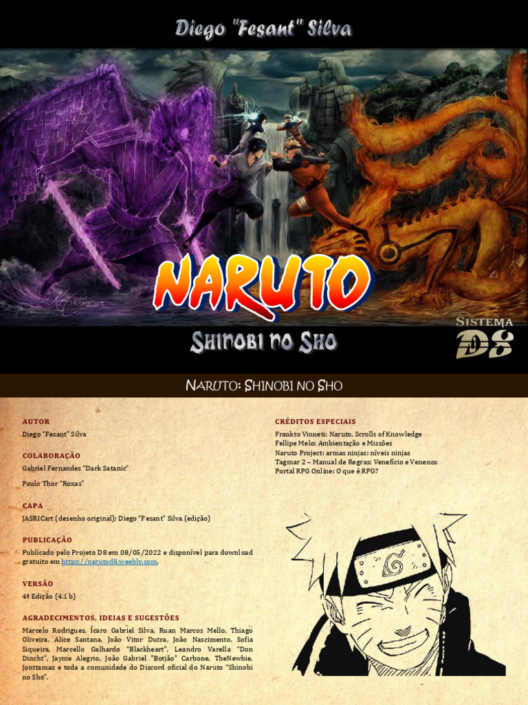 Naruto ''Shinobi No Sho'' - Livro Básico - 4.1.b | PDF