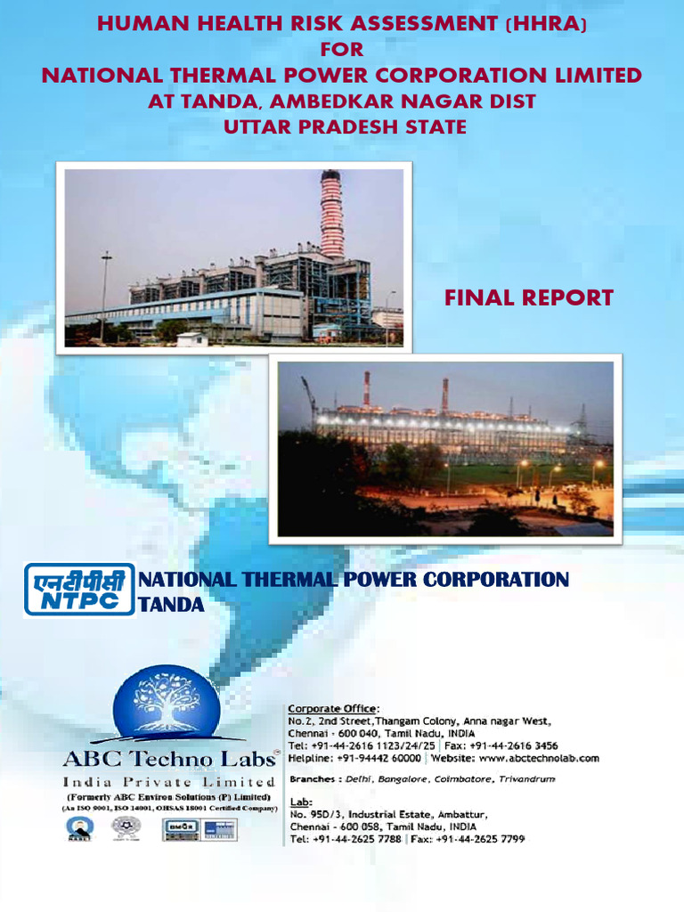 Final Report of Hhra | PDF