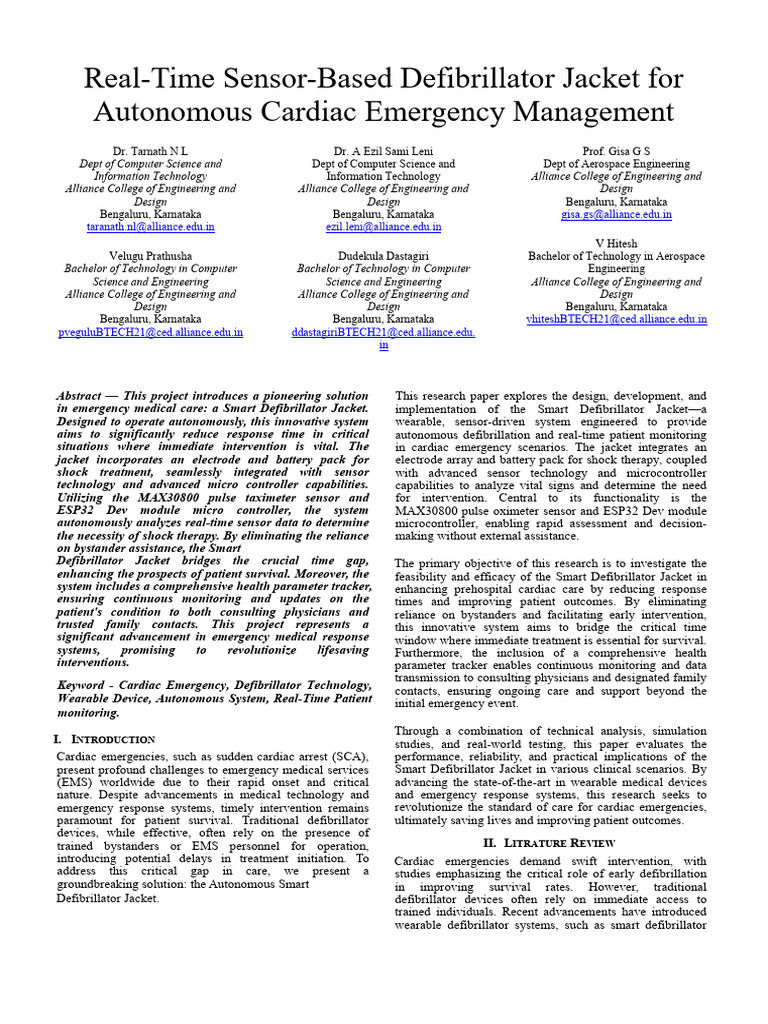 DTM Ieee (C24) | PDF | Monitoring (Medicine) | Emergency Medical Services