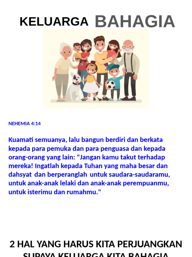 Keluarga Bahagia | PDF