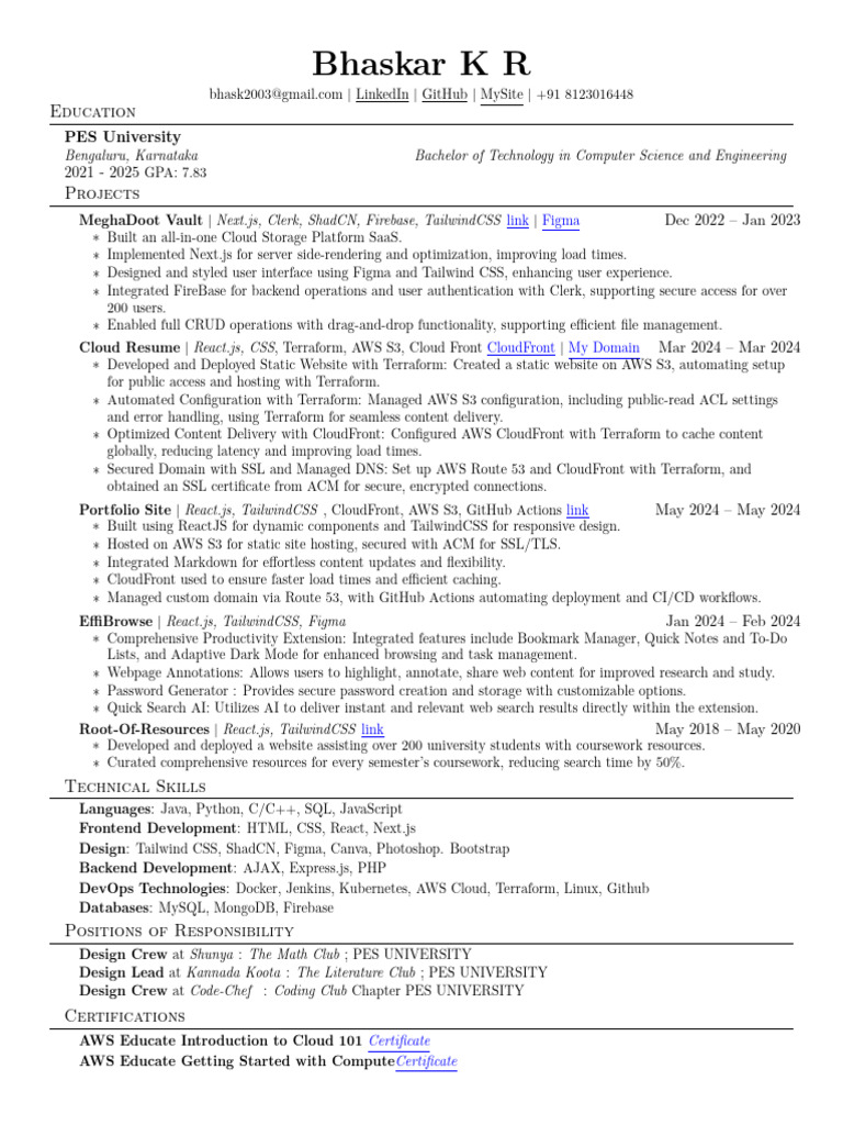 Bhaskar K R | PDF