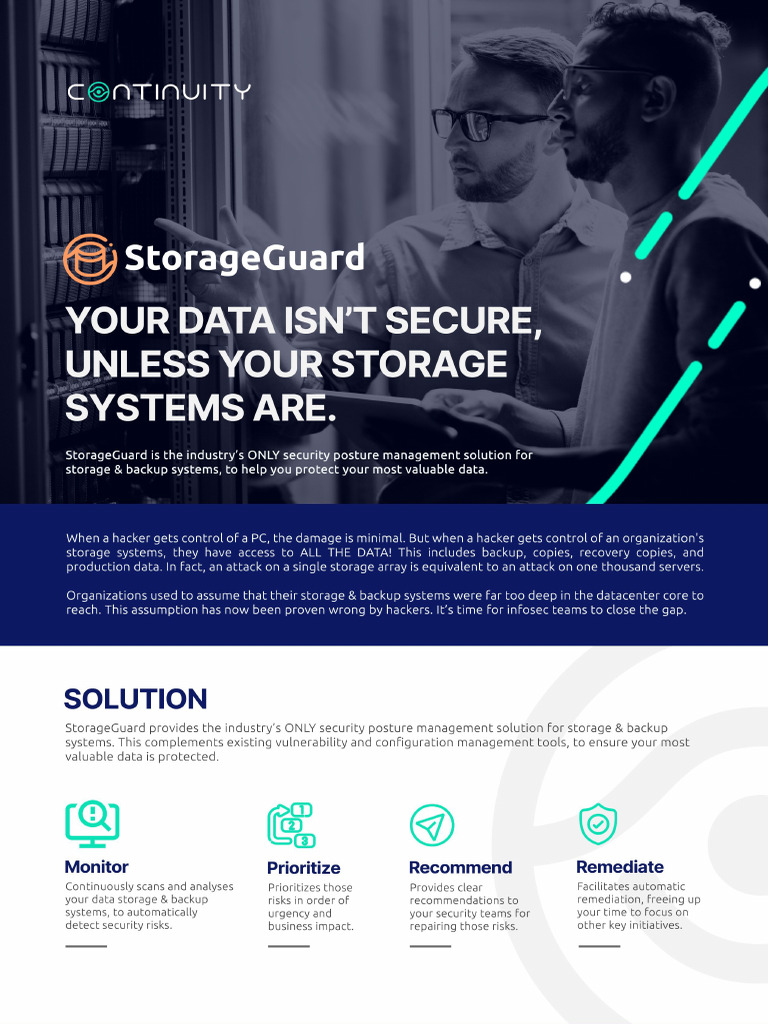 StorageGuard - Datasheet | PDF