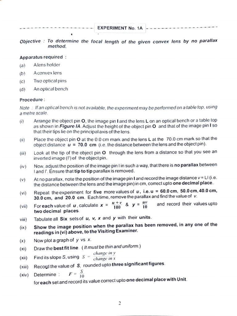 Physics Practicals 1 - Removed | PDF