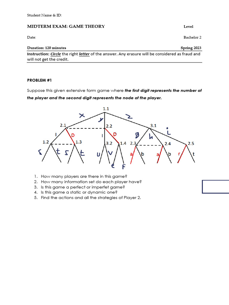 Game TH B2 SP23 | PDF