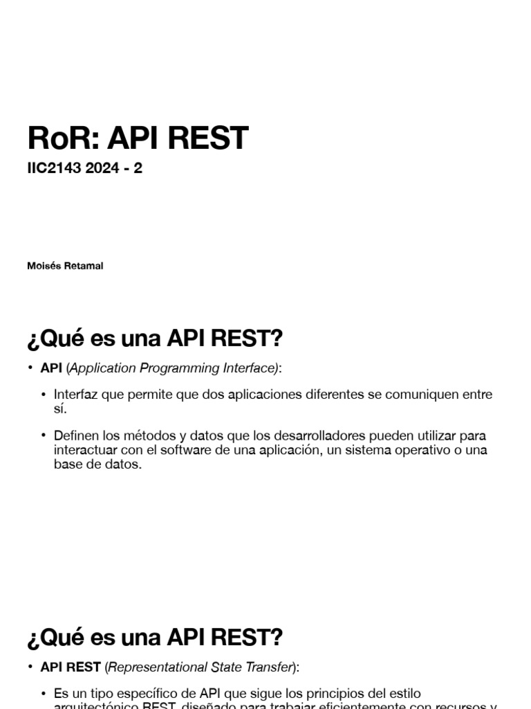 RoR - API REST | PDF