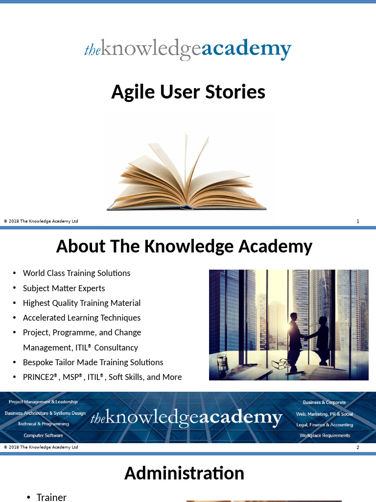 Agile User Stories | PDF