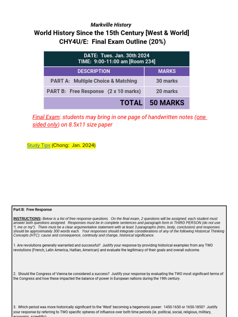 Ap History Outline | PDF