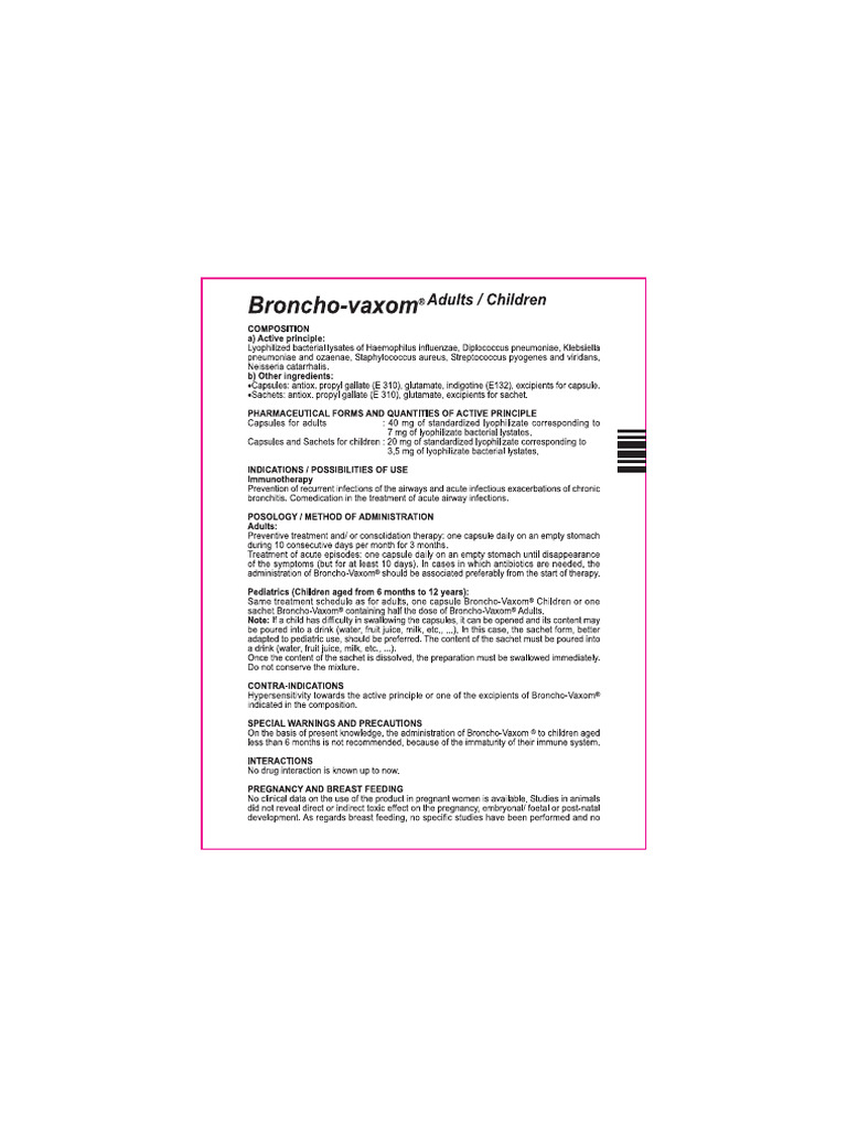 Broncho Vaxom | PDF