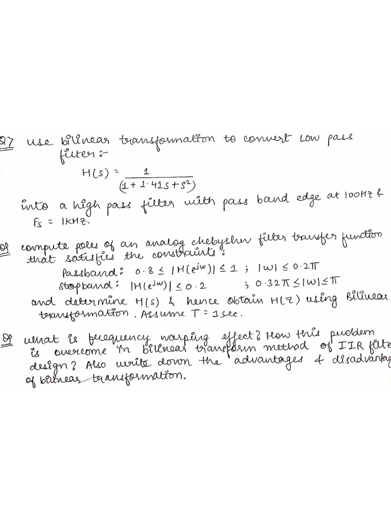 DSP Assignment - 2 (CO-2) | PDF