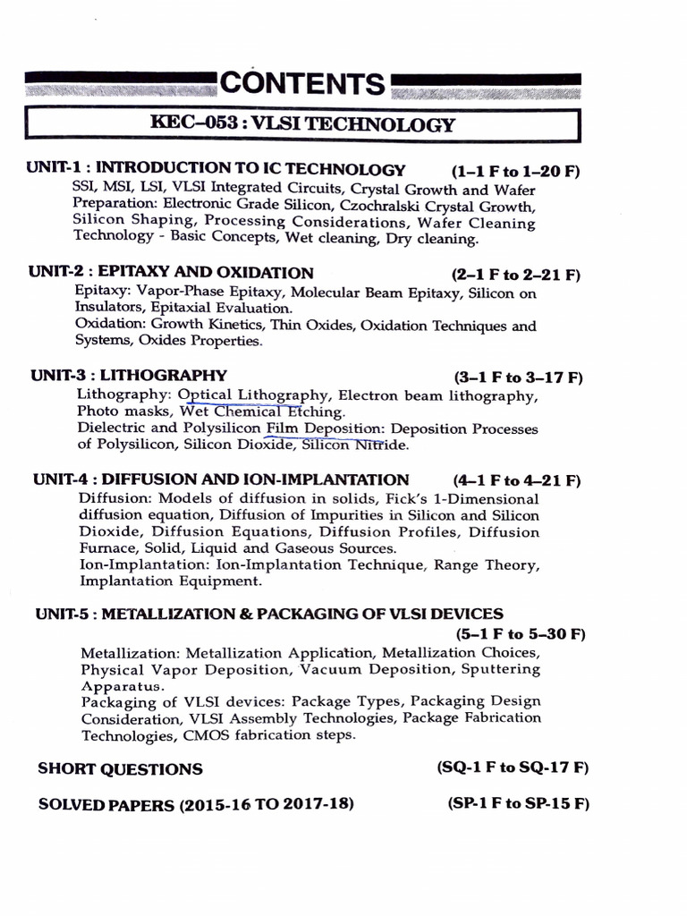 Vls I Technology | PDF