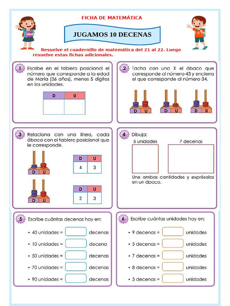 3° FICHA JUEV 11 MATE JUGAMOS A 10 DECENAS | PDF 3° FICHA JUEV 11 MATE JUGAMOS A 10 DECENAS | PDF