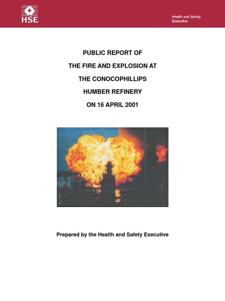 Humber Refinery Fire Report 2001 | PDF
