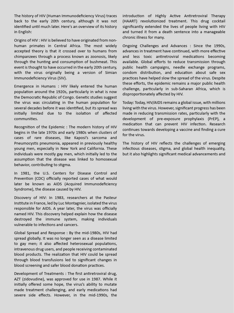 The History of HI3 | PDF