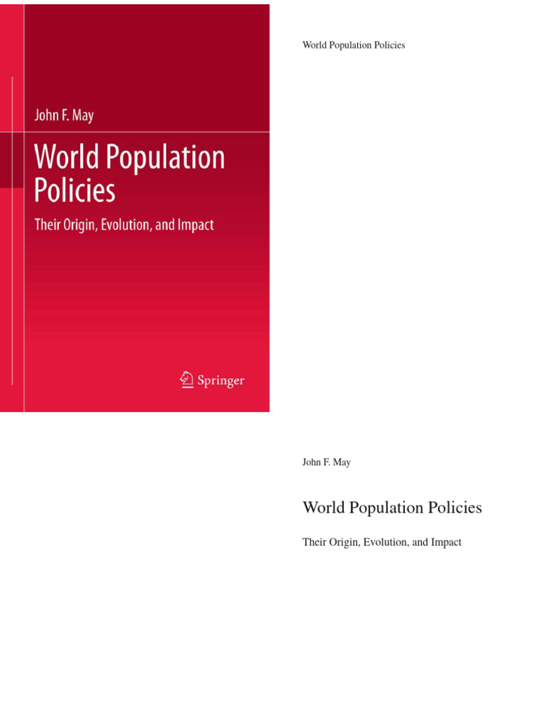 World Population Policies | PDF