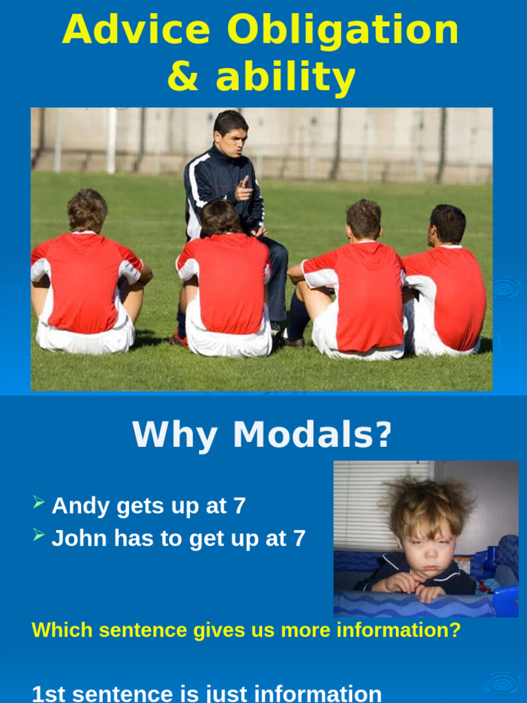 Modals Of Advice And Obligation Pdf