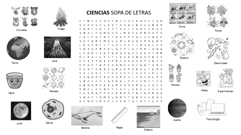 Ciencias Sopa de Letras PDF | PDF