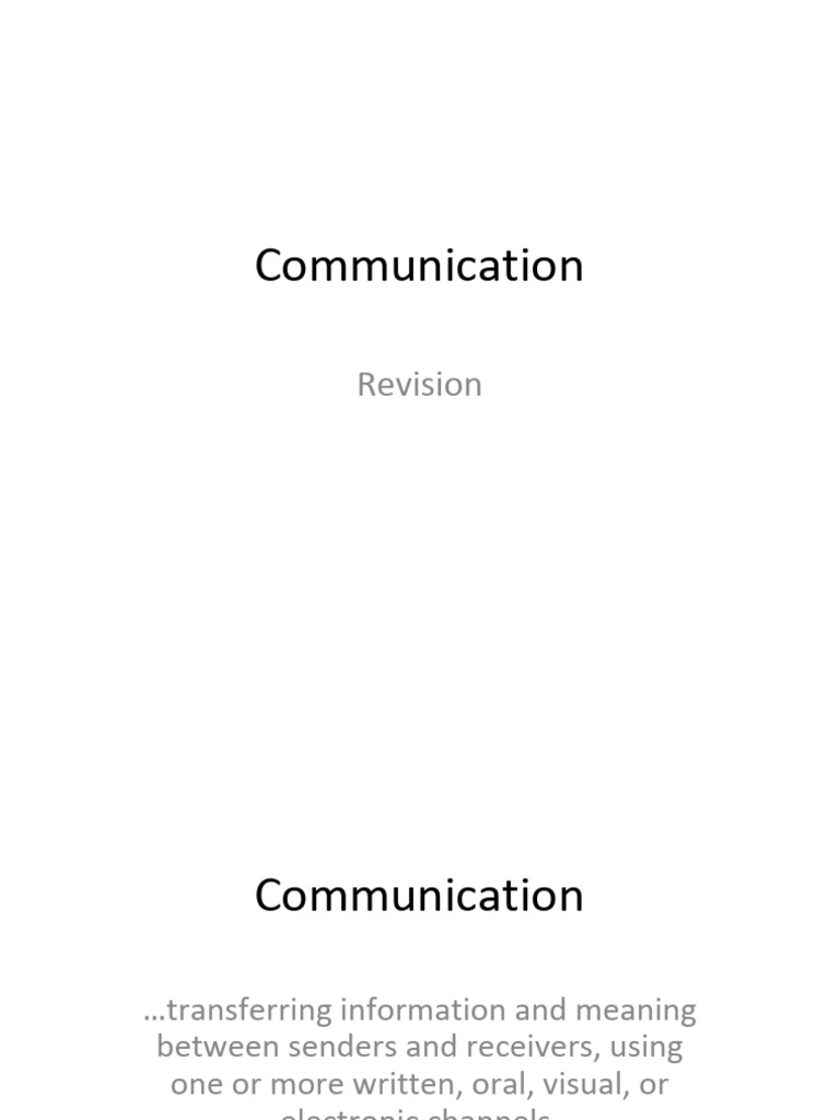 Communication Iii Pdf