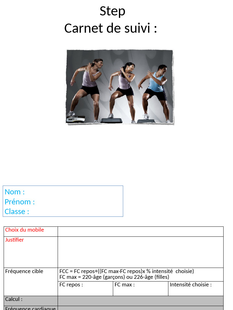 2_STEP - Dossier Eleve (1) 2 | PDF