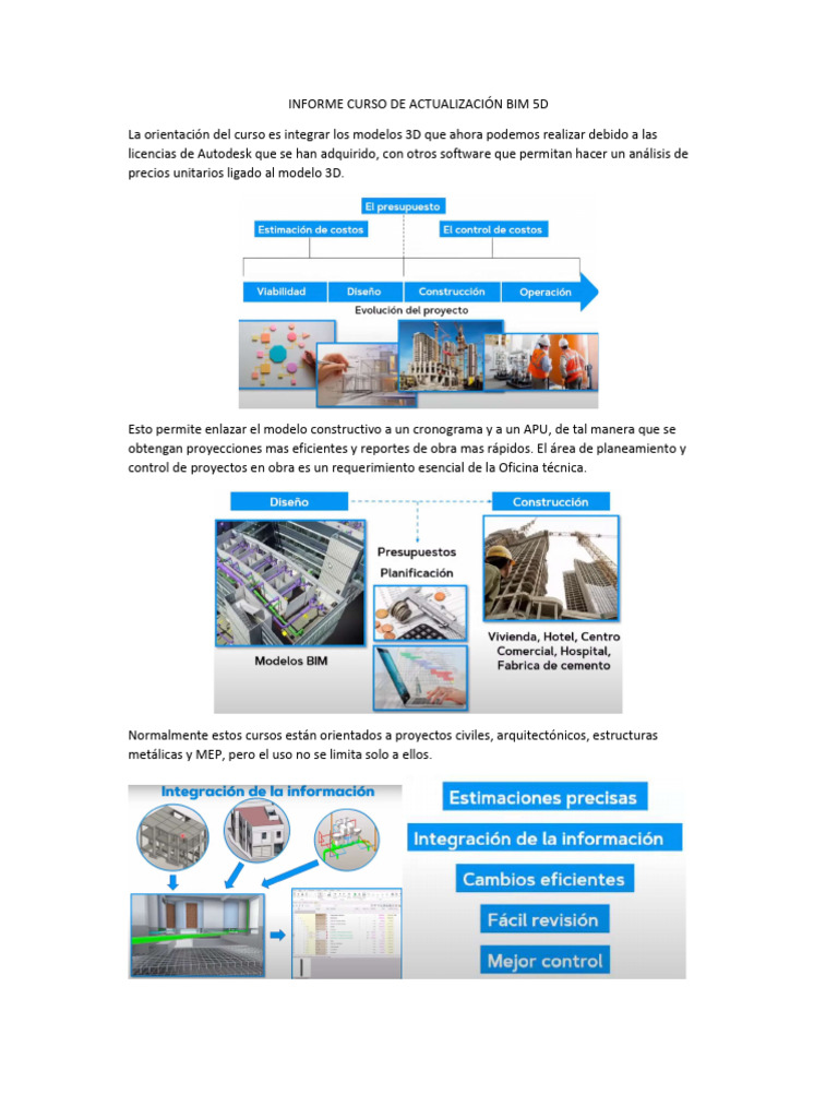 Reporte Curso de Actualizacion | PDF