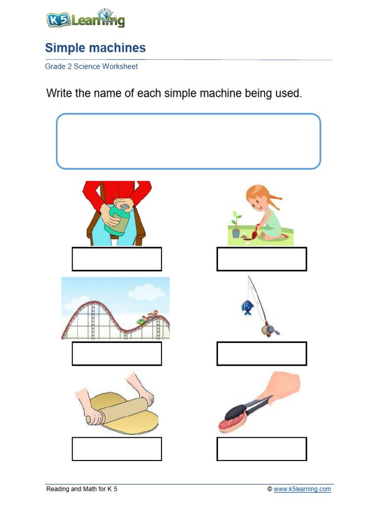 Grade 2 Simple Machines C | PDF