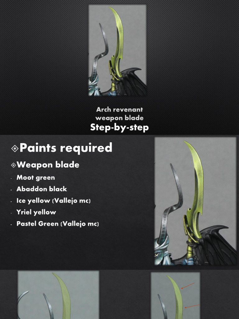 Arch Revenant Weapon Blade | PDF