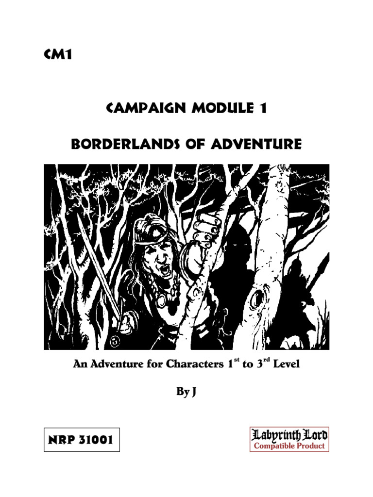 CM1 Borderlands of Adventure (LL) | PDF