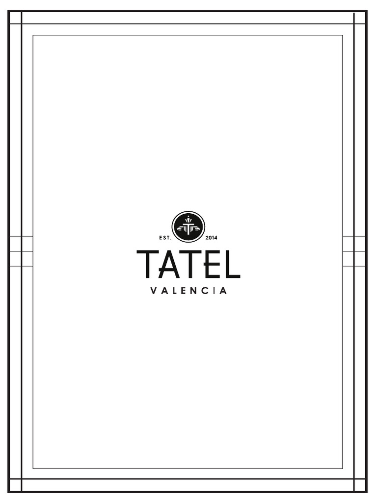 Tatel Restaurante Valencia Menu Mediodia | PDF | Alimentos | Cocina ...